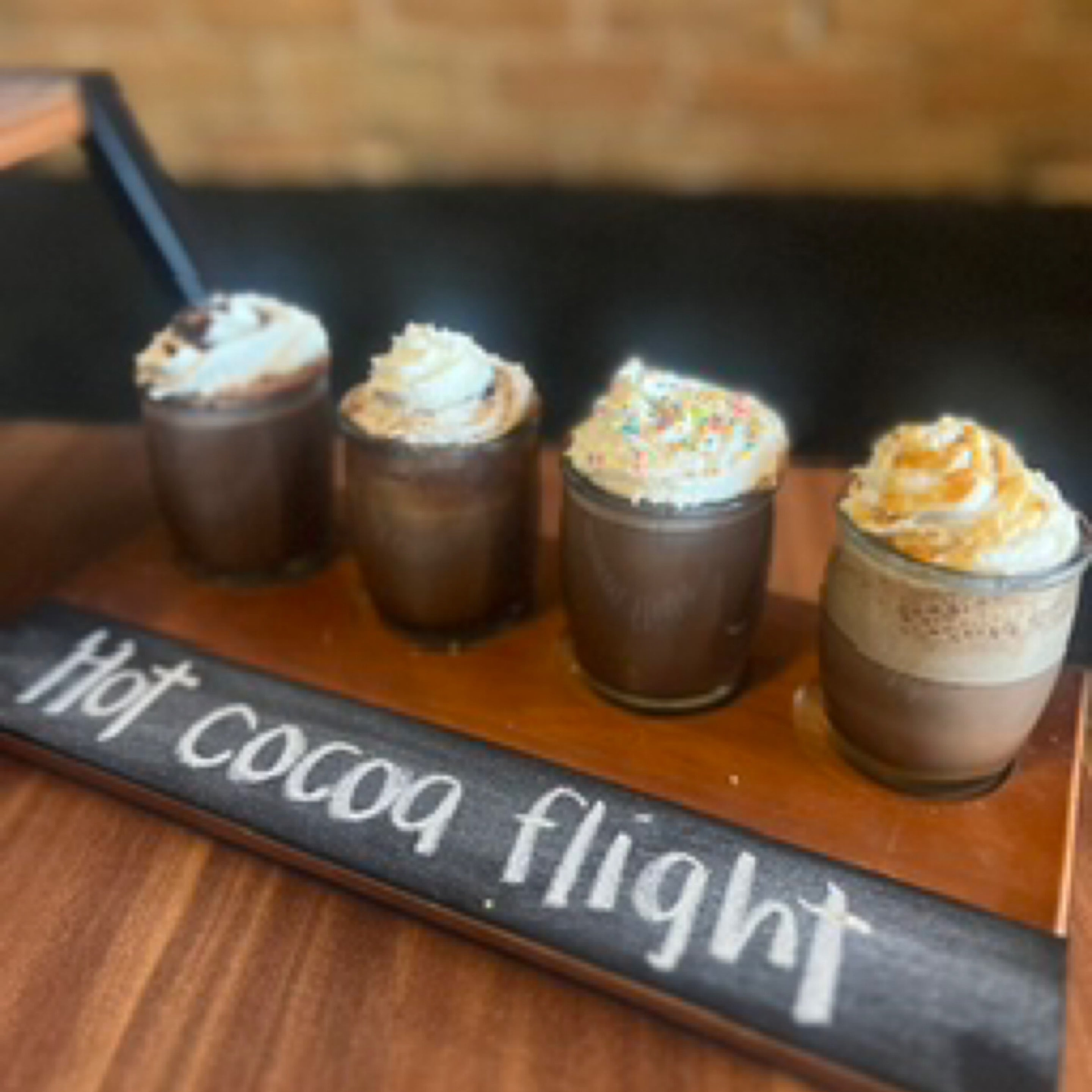 Hot Cocoa Flight | Grounds for Coffee 25th Street