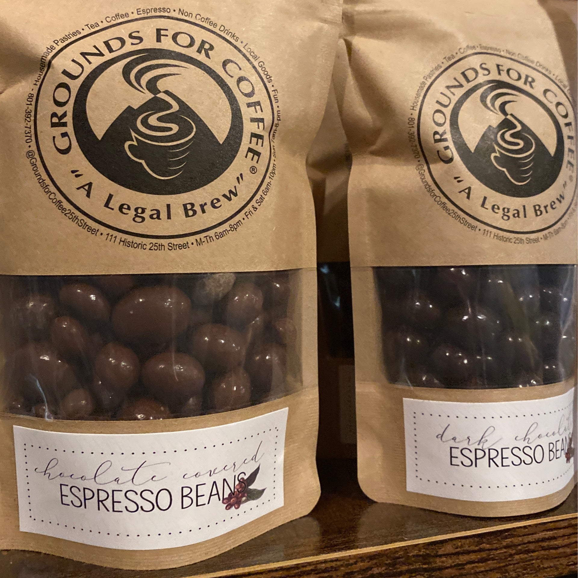 Chocolate Covered Espresso Beans | Grounds for Coffee 25th Street