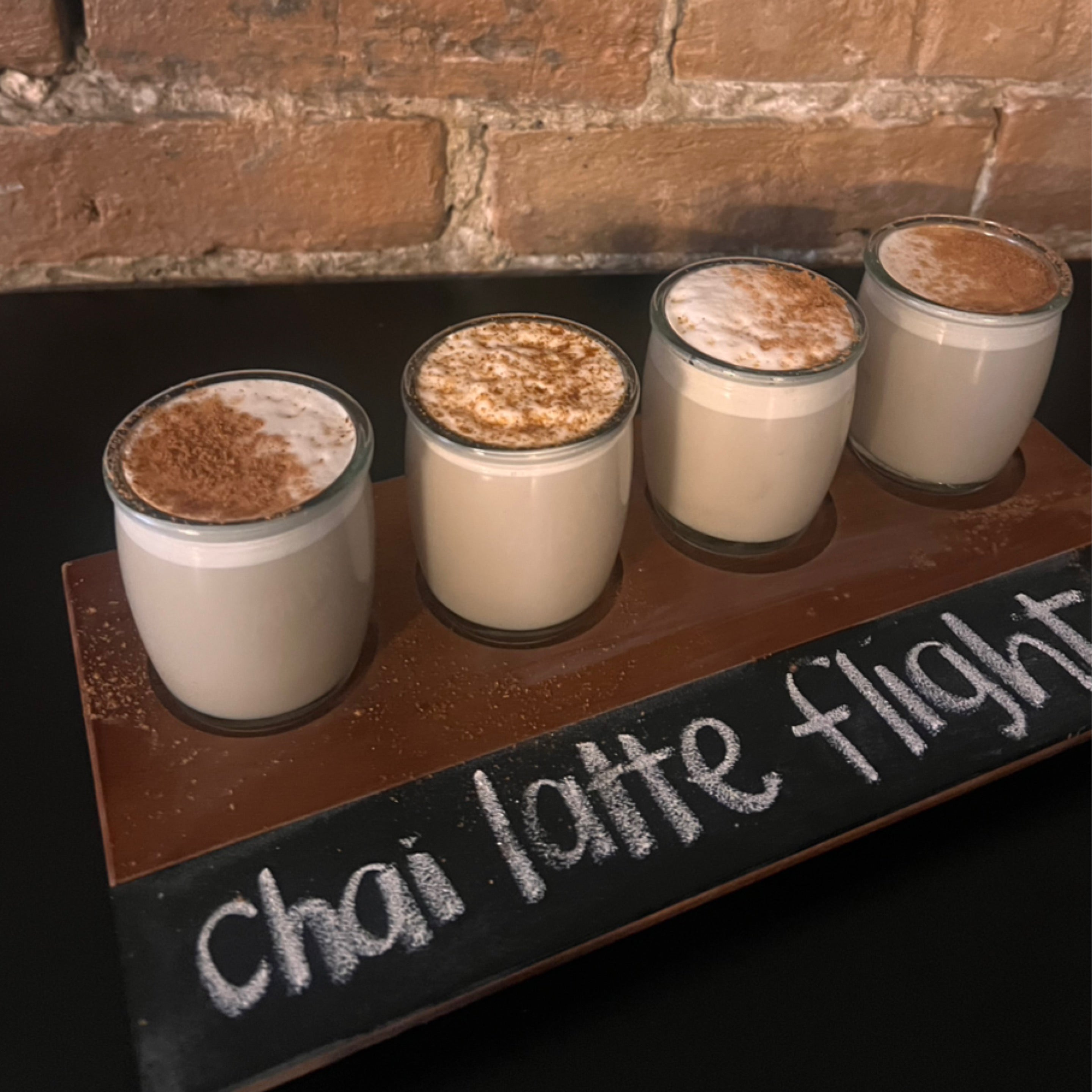 Chai Latte Flight | Grounds for Coffee 25th Street