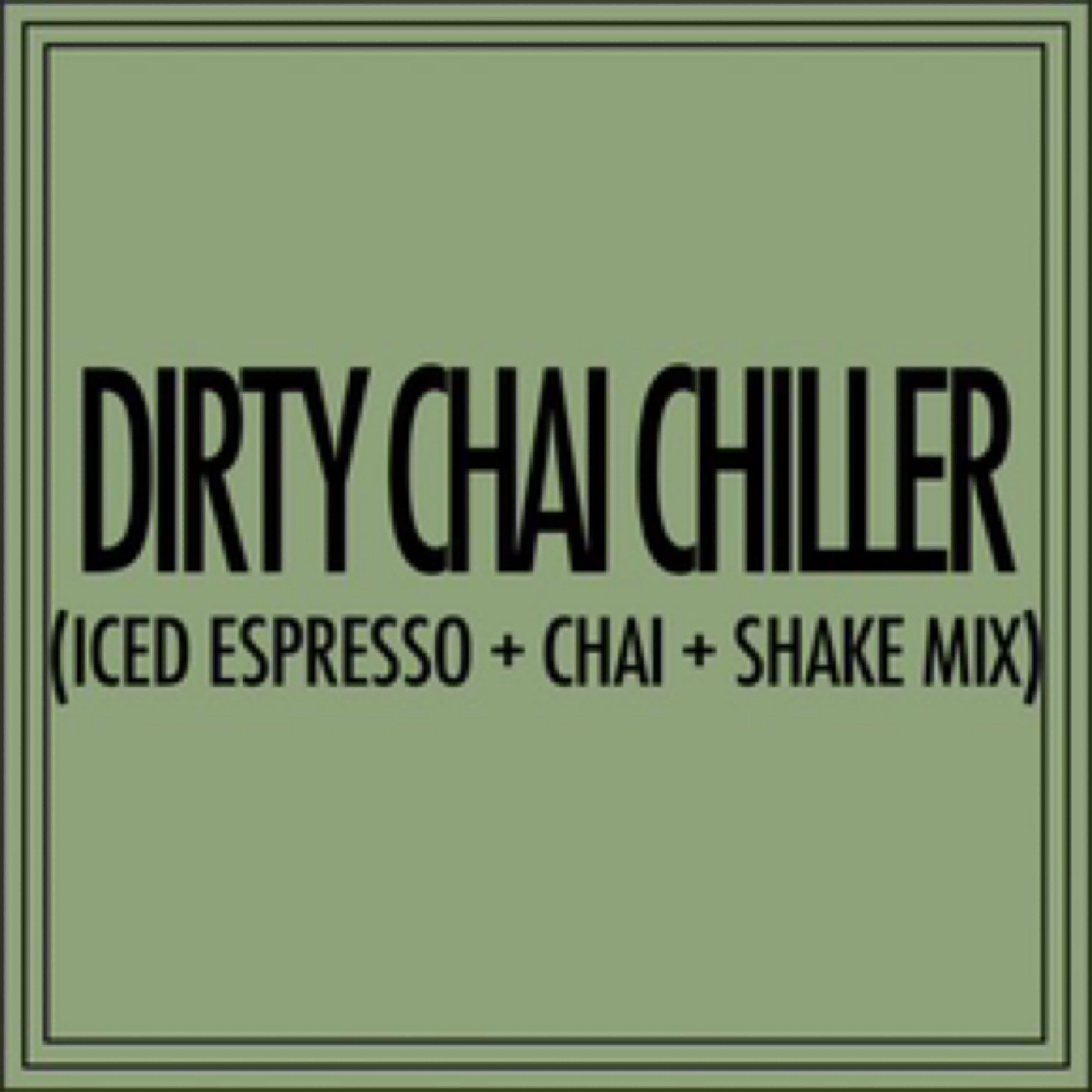 Dirty Chai Chiller | Grounds for Coffee 25th Street